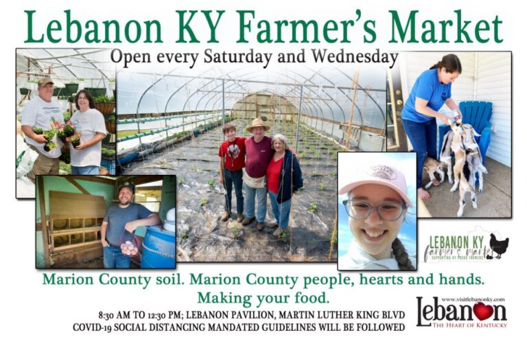 Lebanon KY Farmer's Market - Visit Lebanon Kentucky - The Heart of ...