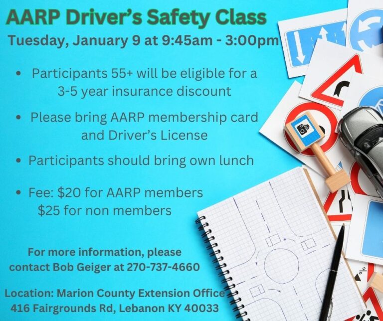 AARP Driver's Safety Class - Visit Lebanon Kentucky - The Heart of ...