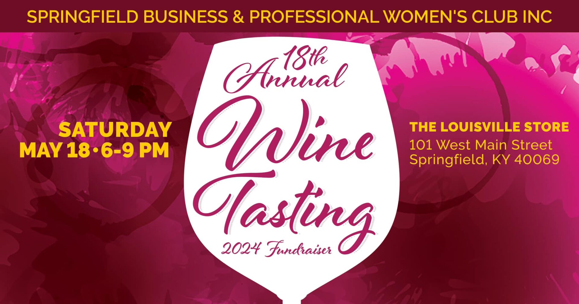 18th Annual Wine Tasting Fundraiser - Visit Lebanon Kentucky - The Heart of Kentucky | Lebanon ...