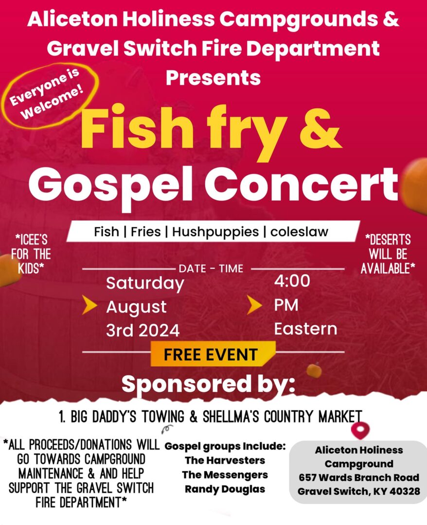 Fish Fry and Gospel Concert - Visit Lebanon Kentucky - The Heart of ...