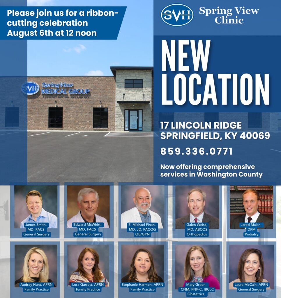Spring View Clinic Ribbon Cutting - Visit Lebanon Kentucky - The Heart ...