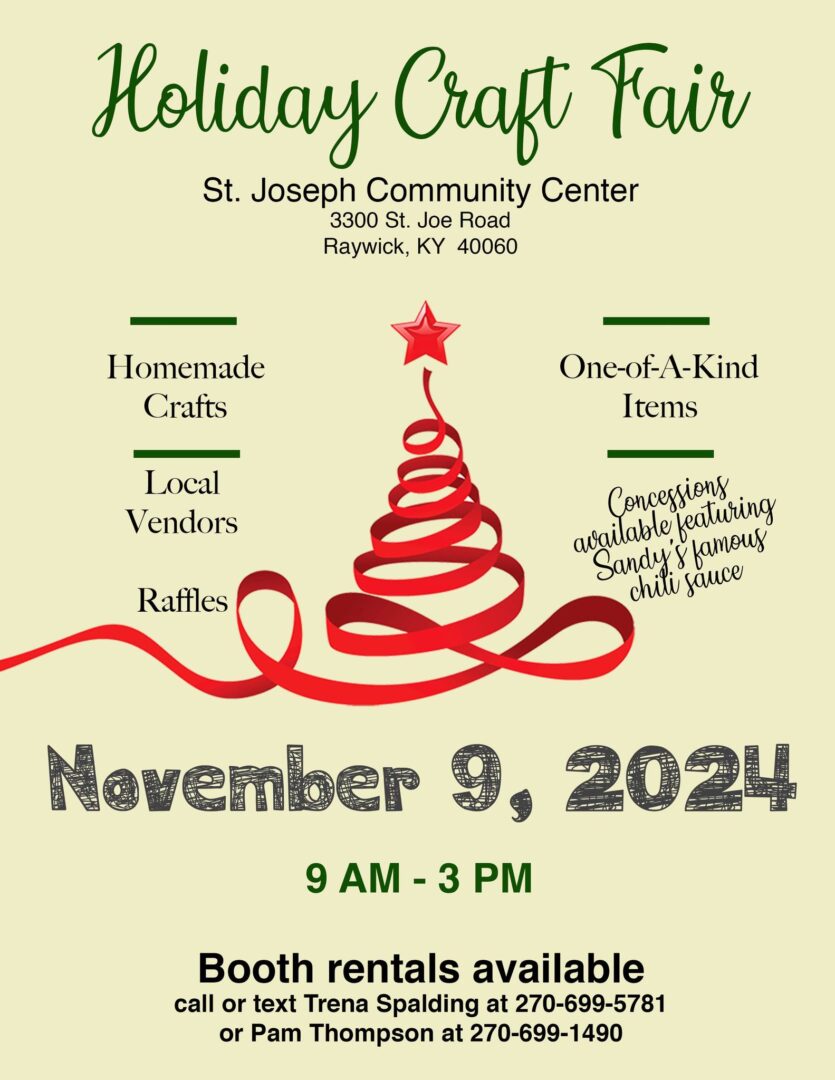St. Joe Community Center Holiday Craft Fair - Visit Lebanon Kentucky ...
