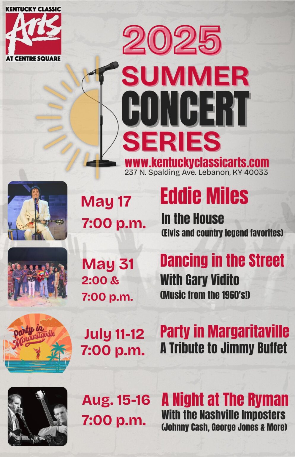 Kentucky Classic Arts Summer Concerts - Visit Lebanon Kentucky - The ...