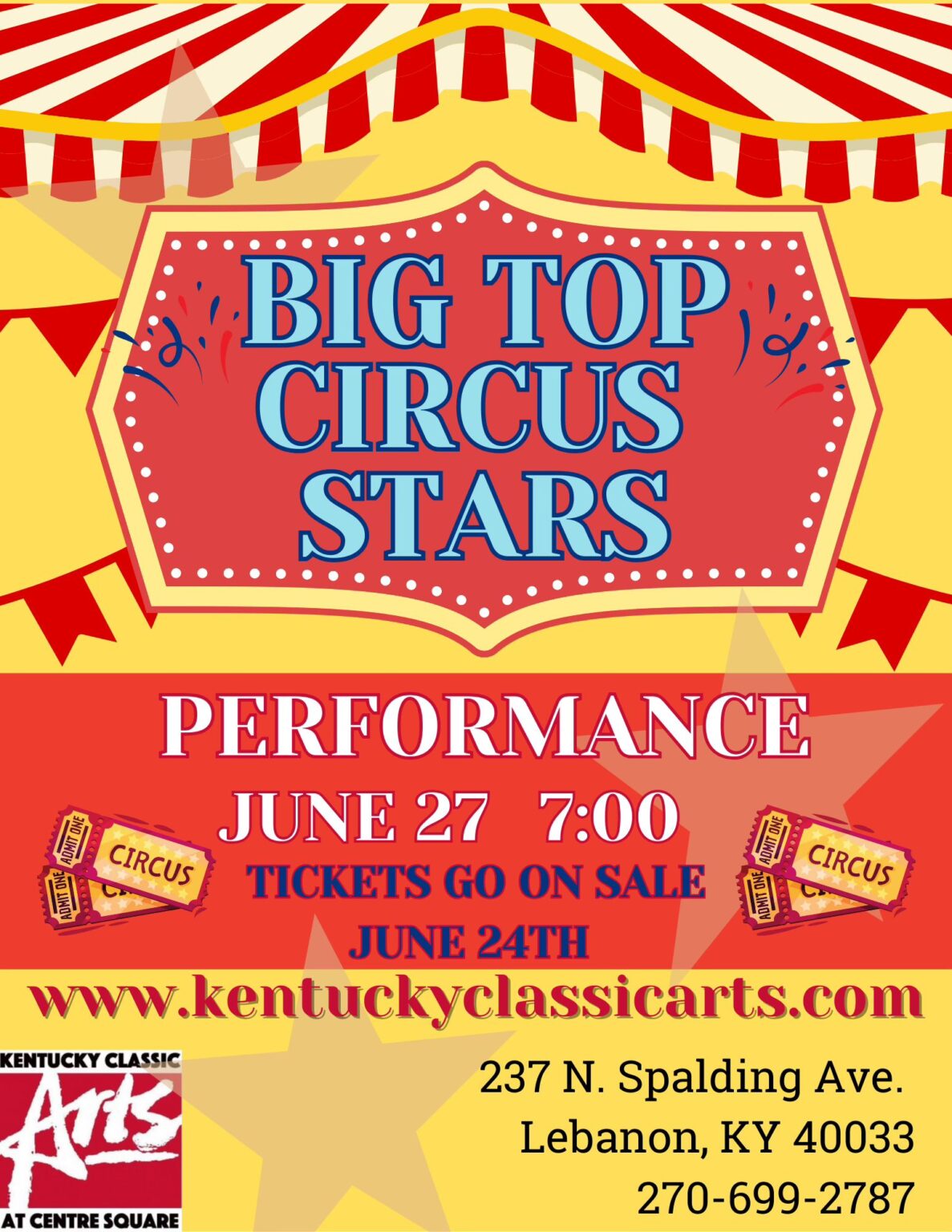 Big Top Circus Camp Performance - Visit Lebanon Kentucky - The Heart of ...